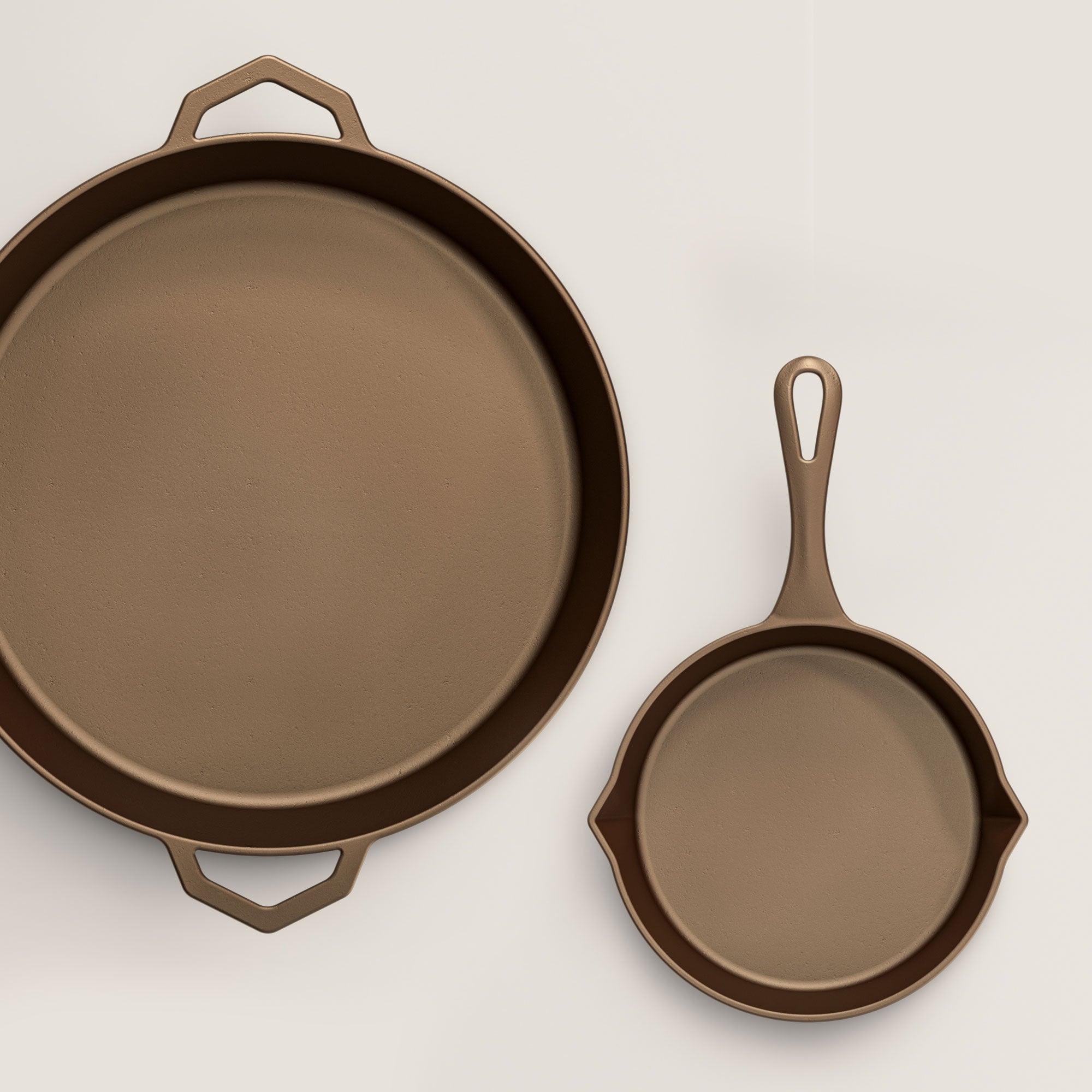 The Lil Grande Bundle | 36 & 20cm Cast Iron Skillet Set | The Ironclad Co.